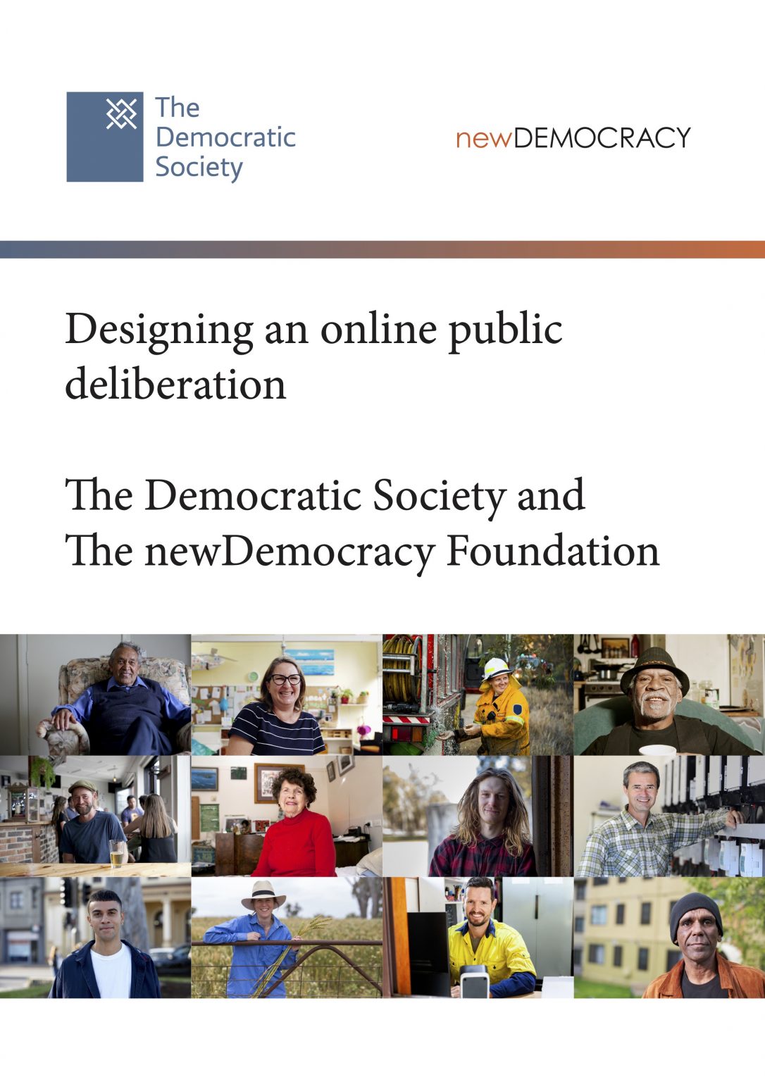 Designing an online public deliberation - newDemocracy Foundation